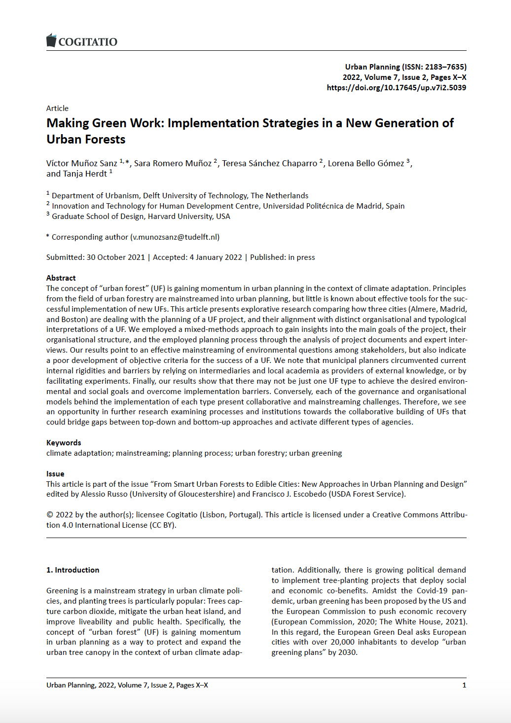 Making Green Work: Implementation Strategies in a New Generation of ...